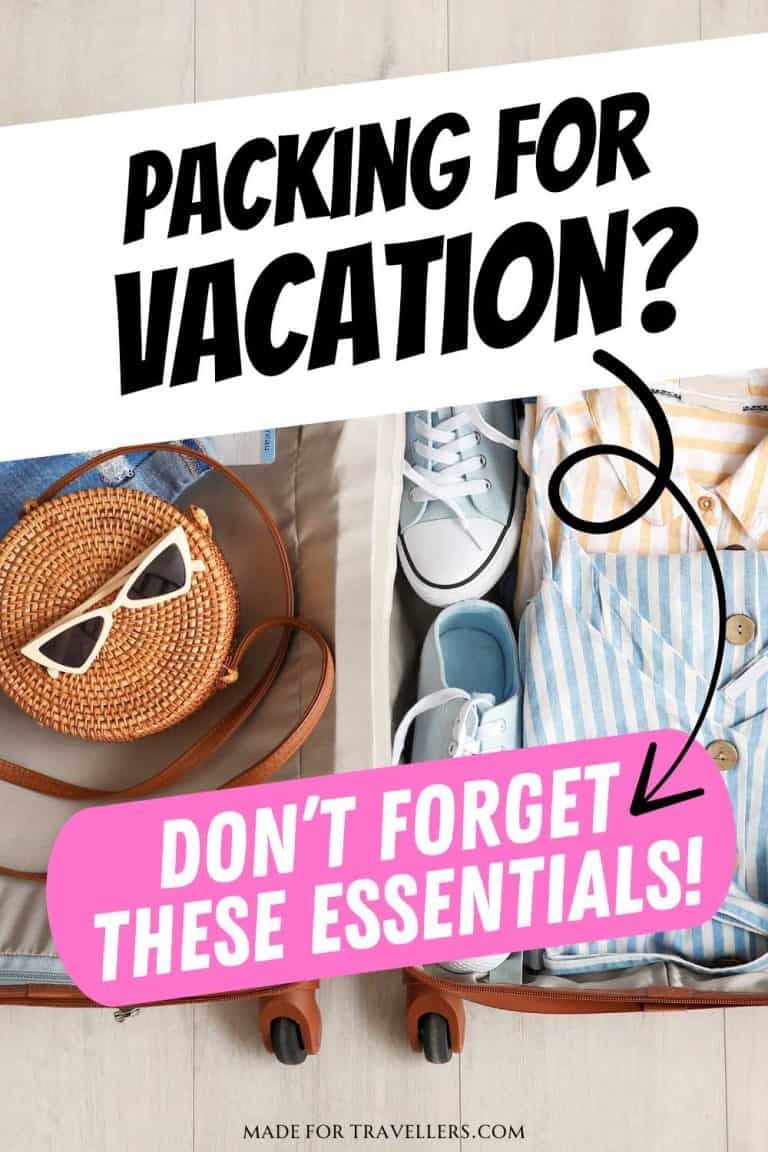 Ultimate Vacation Packing List: Everything for a Perfect Trip! - Made ...