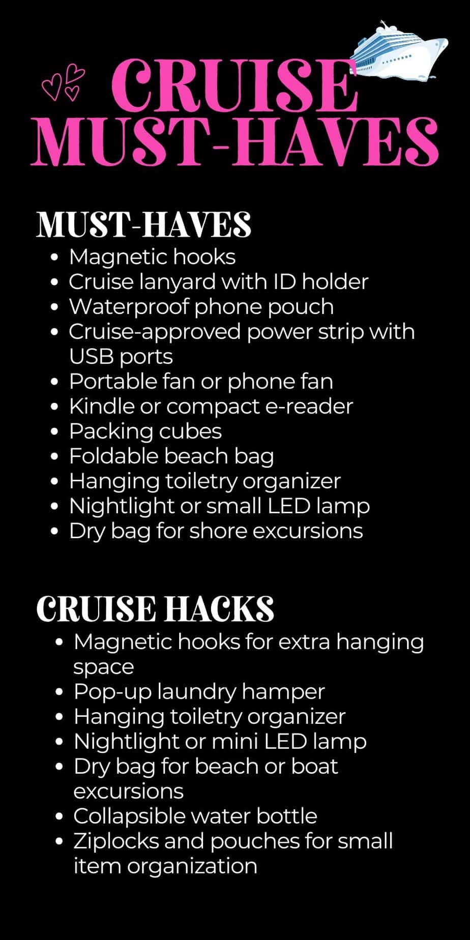 Cruise Packing List for an Unforgettable Trip