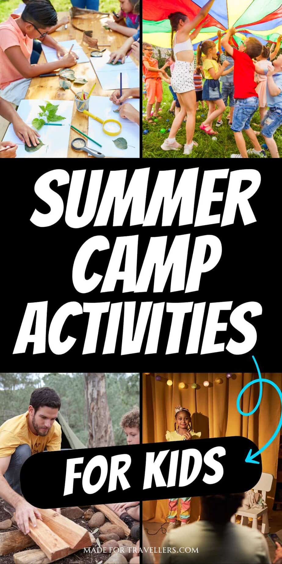 50+ Summer Camp Activities for Kids that Keep Them Smiling - Made For ...