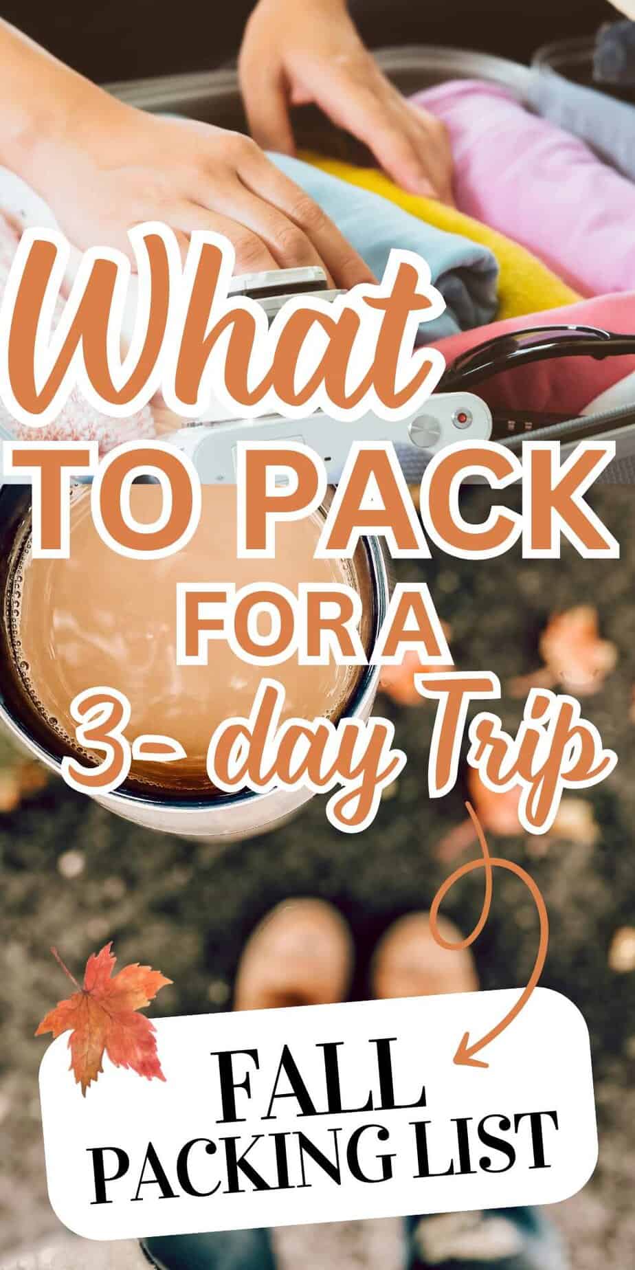 Fall Weekend Packing List for a Cozy Getaway 🍂