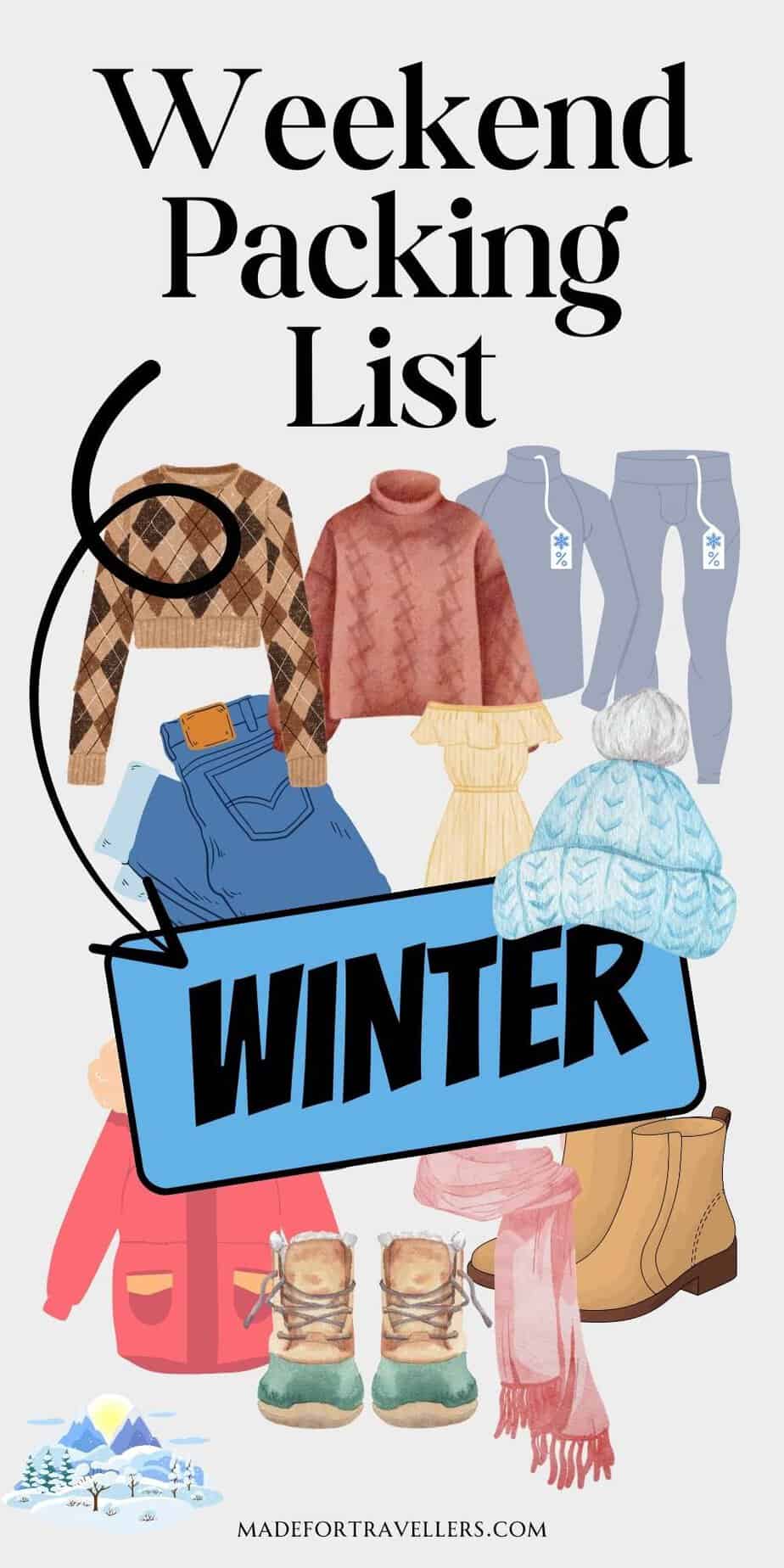 The Only Weekend Packing List Formula You Need