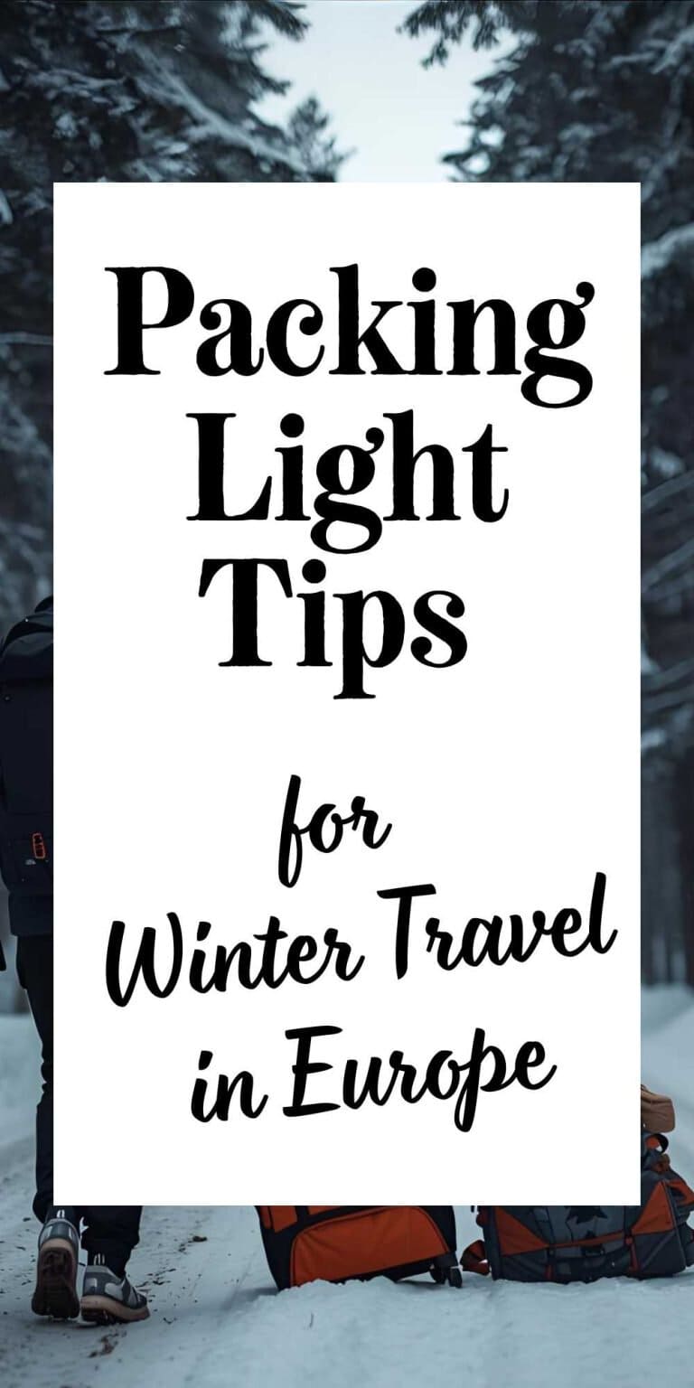 How to Pack for 2 Weeks in Europe This Winter Like a Pro